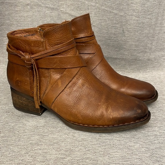 Born | Shoes | Born Montilla Natural Western Inspired Ankle Zip Boot ...